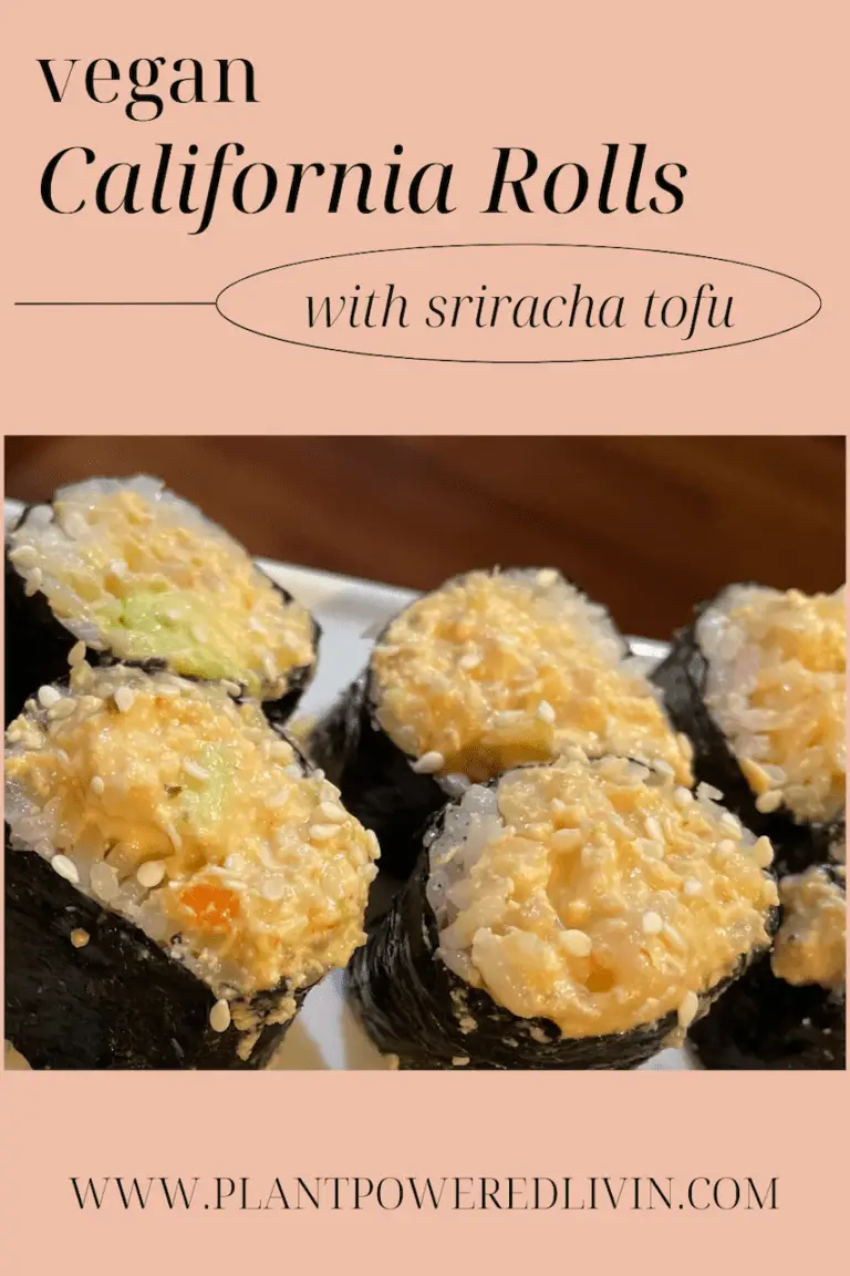 Easy Spicy Tofu Sushi Rolls (Vegan California Rolls) — Plant-Powered Livin'