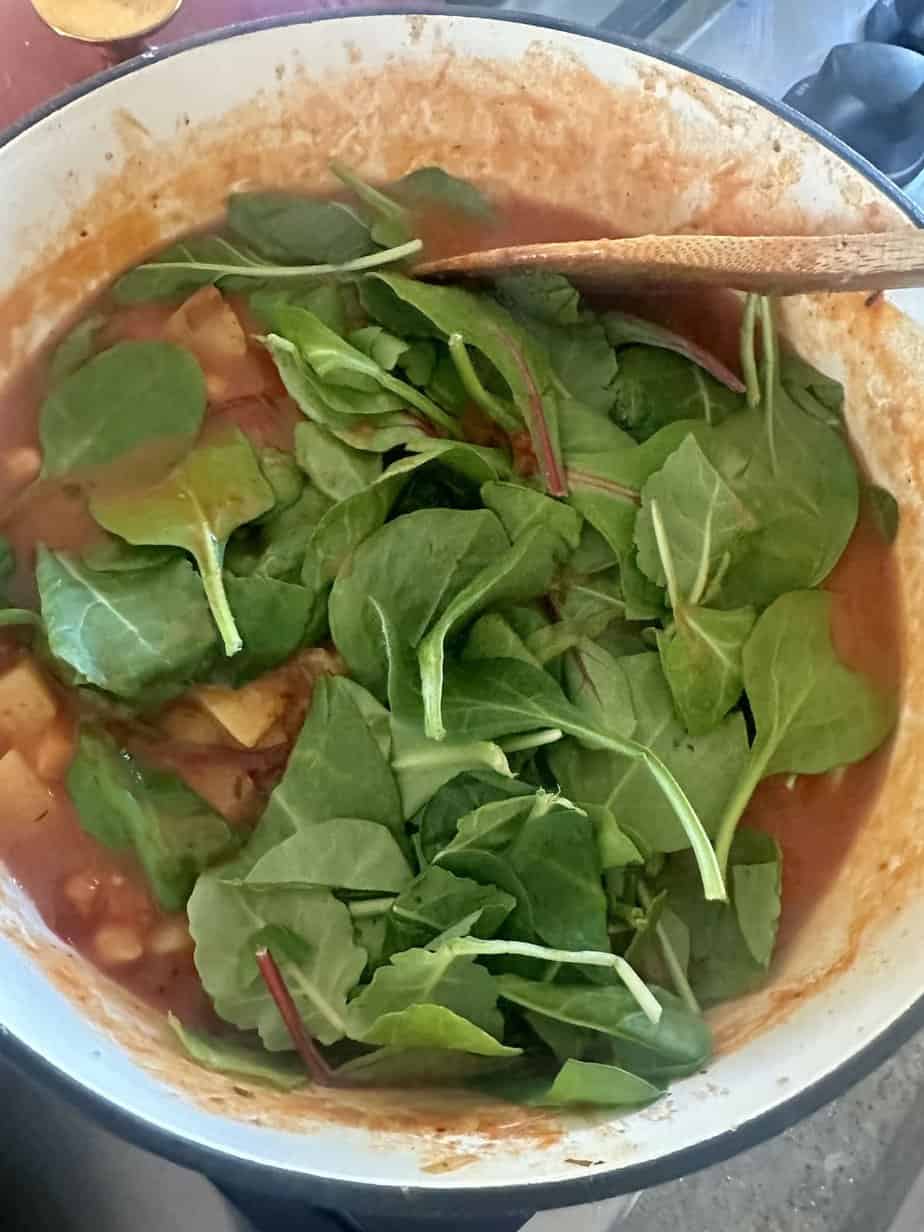 Vegan Potato Chowder w/ tomato & chickpea — Plant-Powered Livin'
